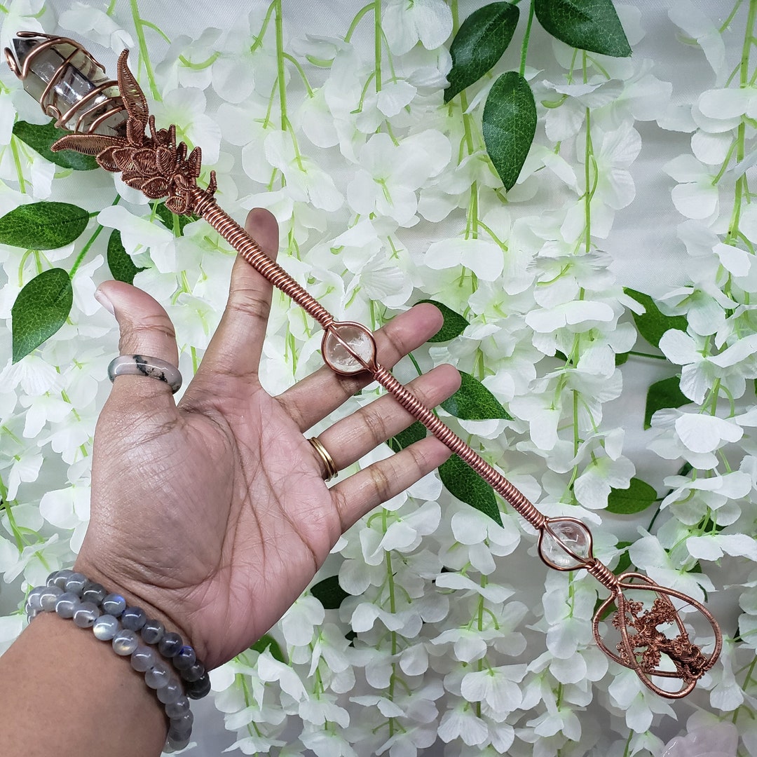 Tree of Life Wand, Copper Wand - Etsy