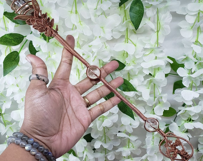 Tree of Life Wand, Copper Wand - Etsy