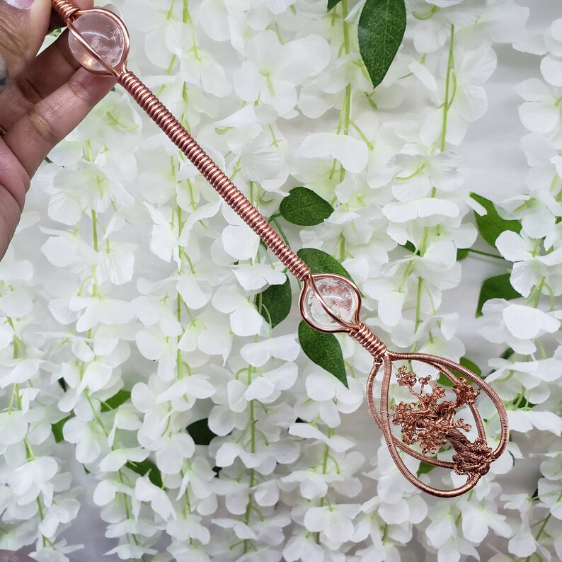 Tree of Life Wand Copper Wand - Etsy