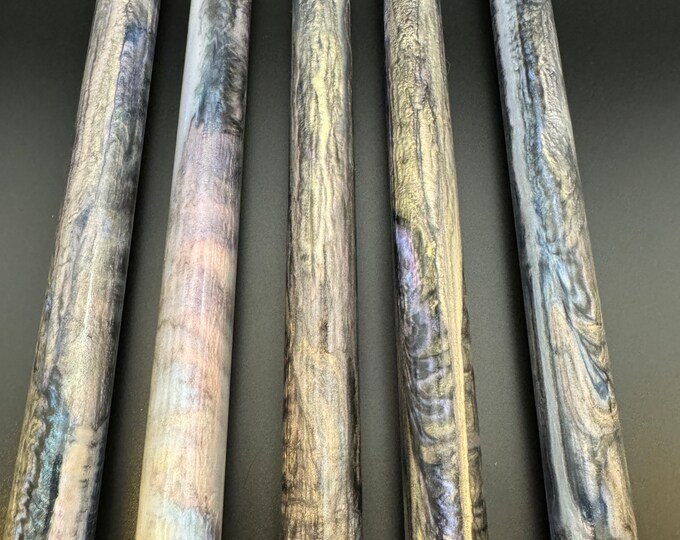 Bespoke Custom Pen Turning Blank, Abalone Shell Look, Alumilite Resin ...