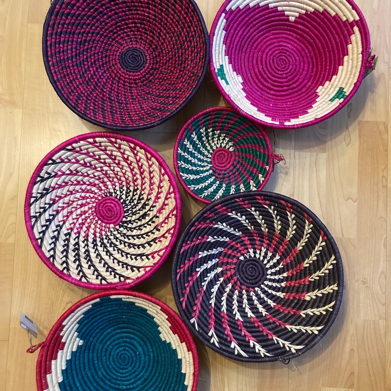 Rwanda Basket Wall Decor - Etsy