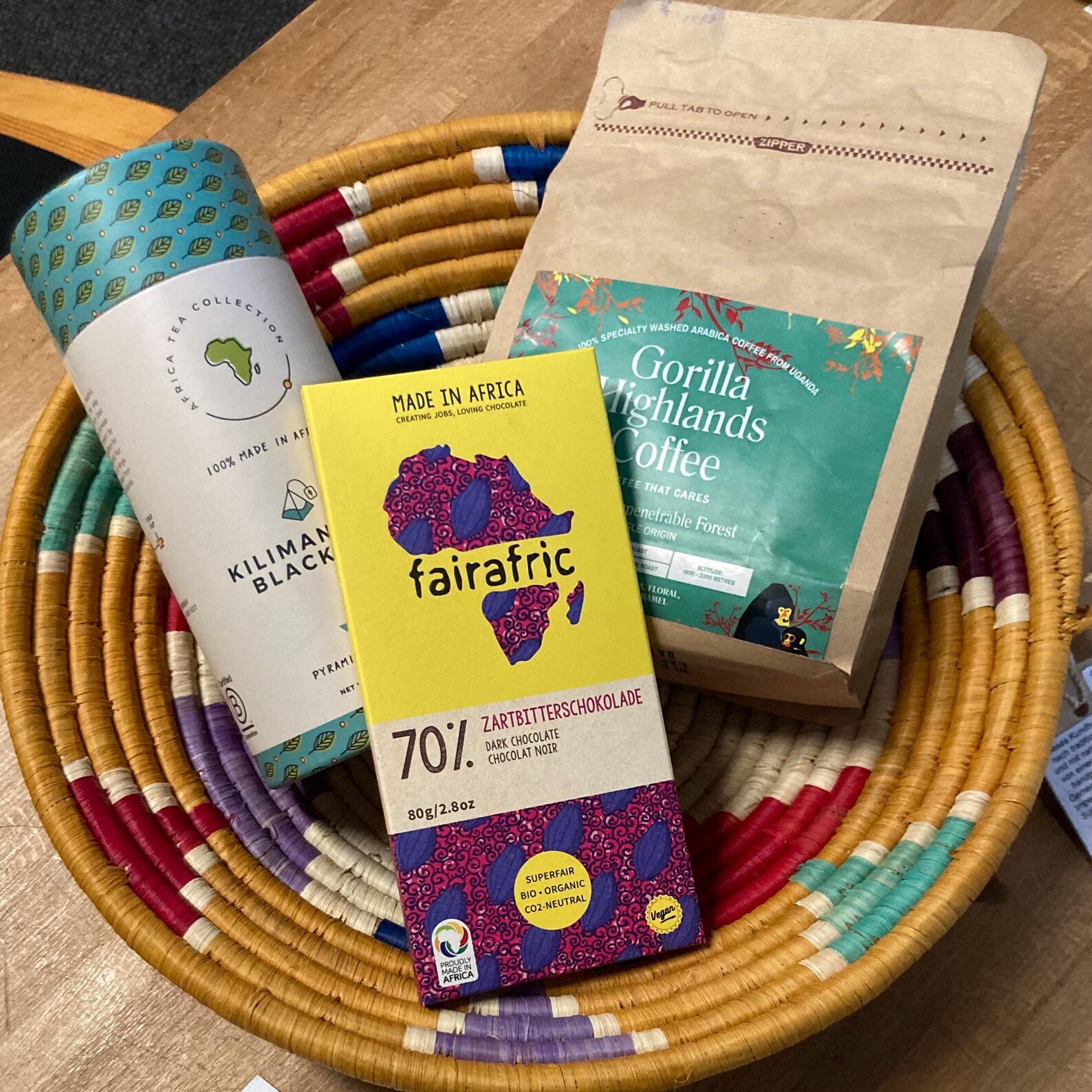 Made in Africa Gift Sets | Fair Trade Goodies Alongside Handmade Crafts ...
