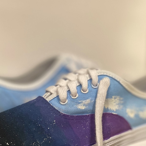 Paint Canvas Shoes - Etsy