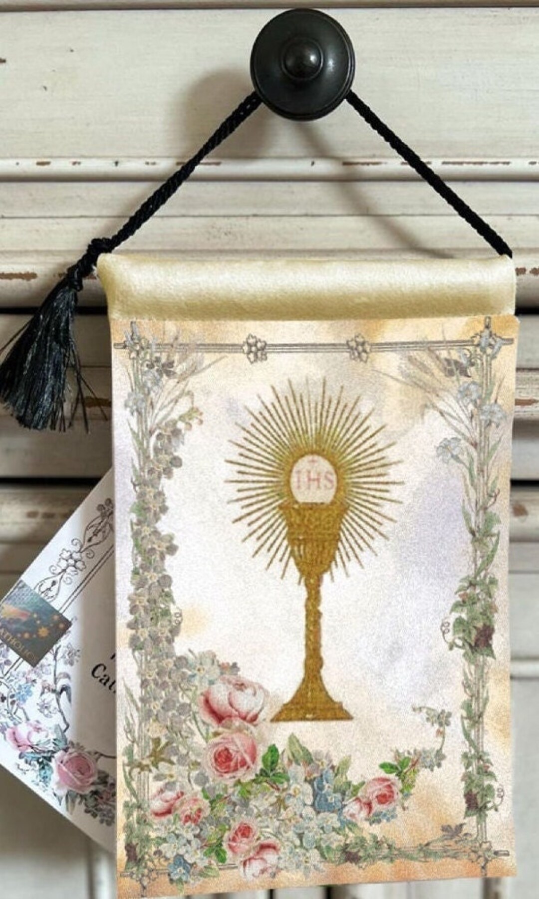 EUCHARISTIC REVIVAL Velvet Blessing Carrier, HD Image 8 by 5 Inches , 2 ...