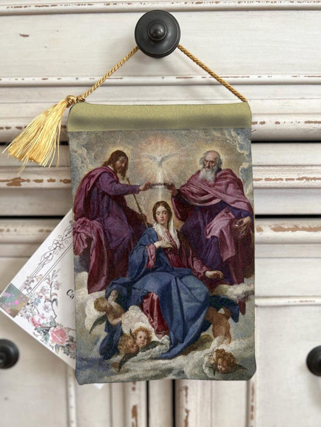 Velazquez Coronation of Mary Velvet Blessing Carrier - Etsy