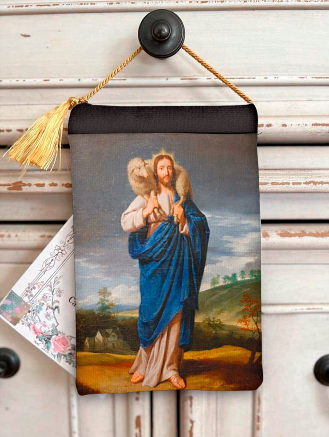 GOOD SHEPHERD Blessing Pouches Carrier 2 Sided - Etsy