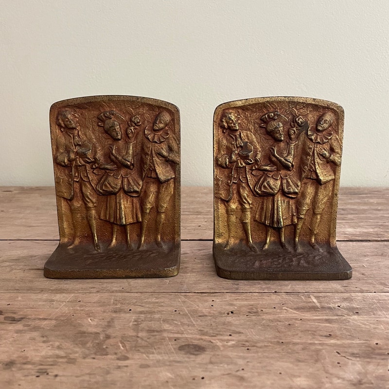 Metal Bookends - Etsy