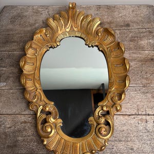 Antique Ornate Gold Mirror - Etsy