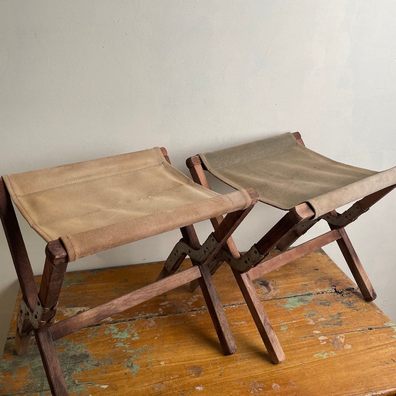Folding Stool Canvas - Etsy