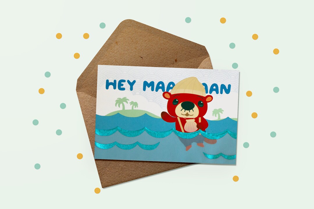 Hey Maaaaan Pascal Greeting Card | Animal Crossing | Just Saying Hi | Gift for Any Occasion - Etsy