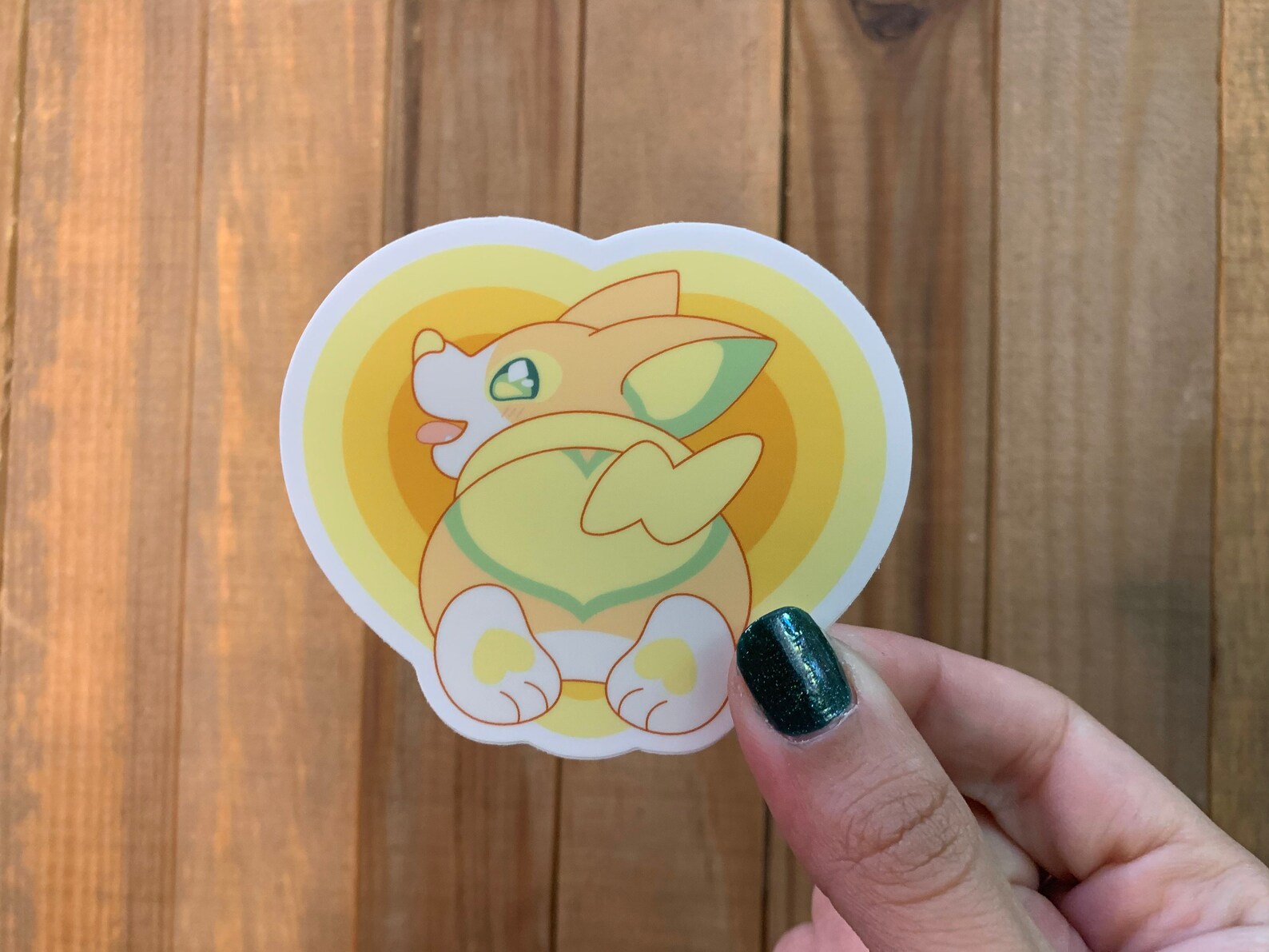 Yamper Vinyl Sticker Pokemon Electric Corgi Die-cut - Etsy