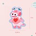Gayle Vinyl Sticker Animal Crossing Inspired Die-cut Decal - Etsy