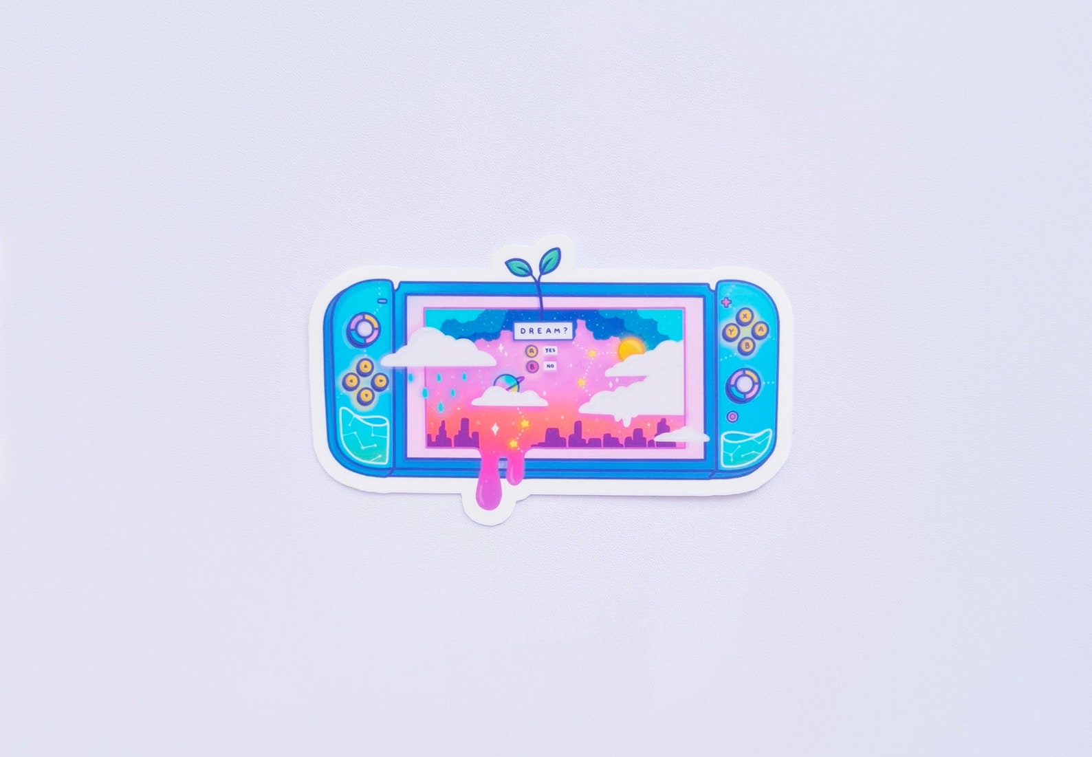 Nintendo Switch Vinyl Stickers Colourful Sticker Laptop | Etsy