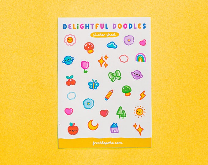 Live Stream Doodles Sticker Sheet 1 - Etsy