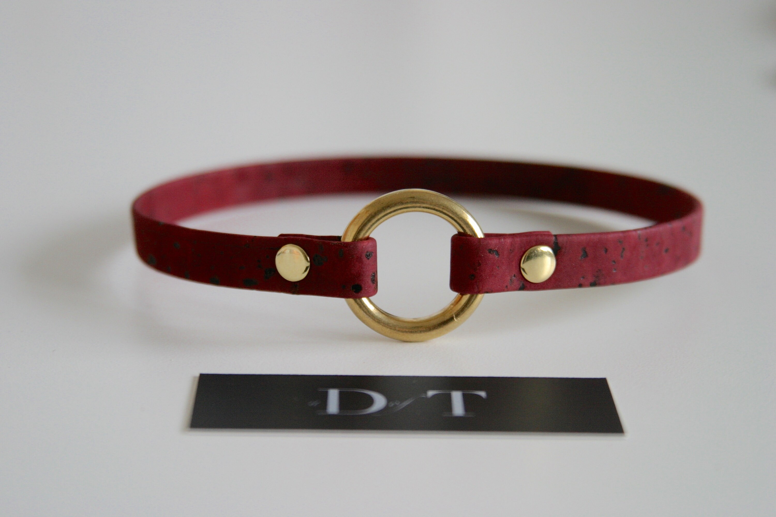 Cork ID Tag Collar Colour Options Available - Etsy