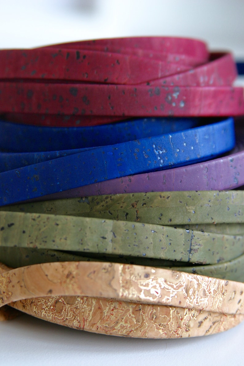 Cork ID Tag Collar- Colour Options Available - Etsy