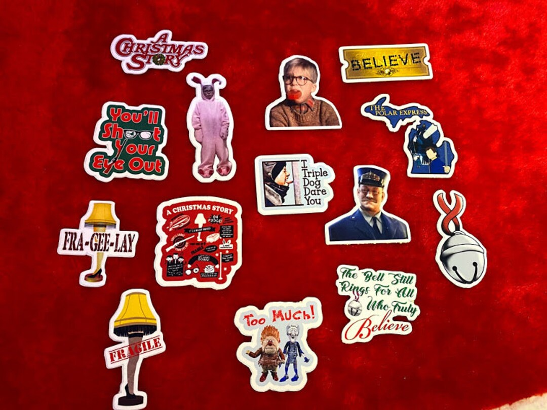 Christmas Movie Stickers! Super Fun Christmas Stickers Great to Get You ...