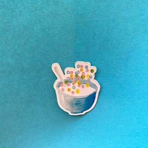 Fun Cereal Stickers! Fruity Pebbles, Froot Loops, Quisp, Smurf Berry ...