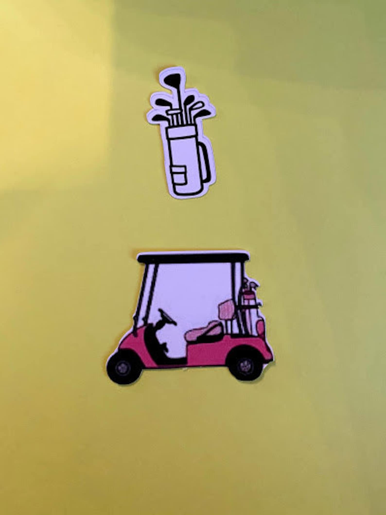 Girls Golf Stickers Golf Bag Golf Cart Golf Clubs Golf - Etsy