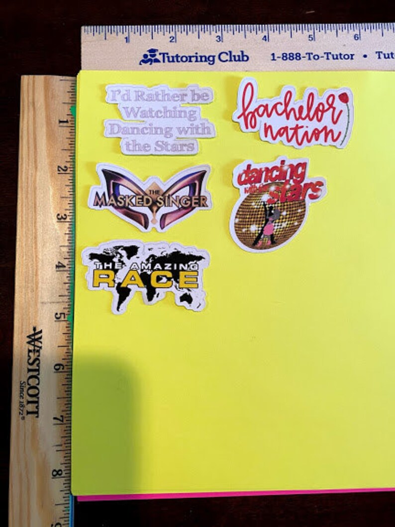 Reality Tv Shows Stickers!! the Amazing Race, Dancing With the Stars ...