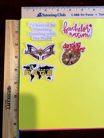 Reality Tv Shows Stickers!! the Amazing Race, Dancing With the Stars ...