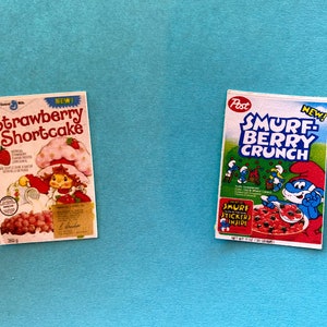 Fun Cereal Stickers! Fruity Pebbles, Froot Loops, Quisp, Smurf Berry ...