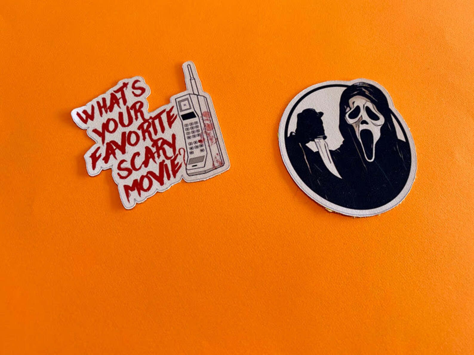 Scary Movie Stickers! Great for Halloween and Thriller and Horror Movie ...