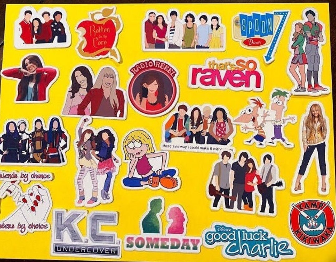 Fun Kids and Teens Tv Show and Movie Stickers Vinyl Stickers Great for ...