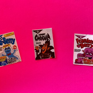 Fun Cereal Stickers Fruity Pebbles, Froot Loops, Quisp, Smurf Berry ...