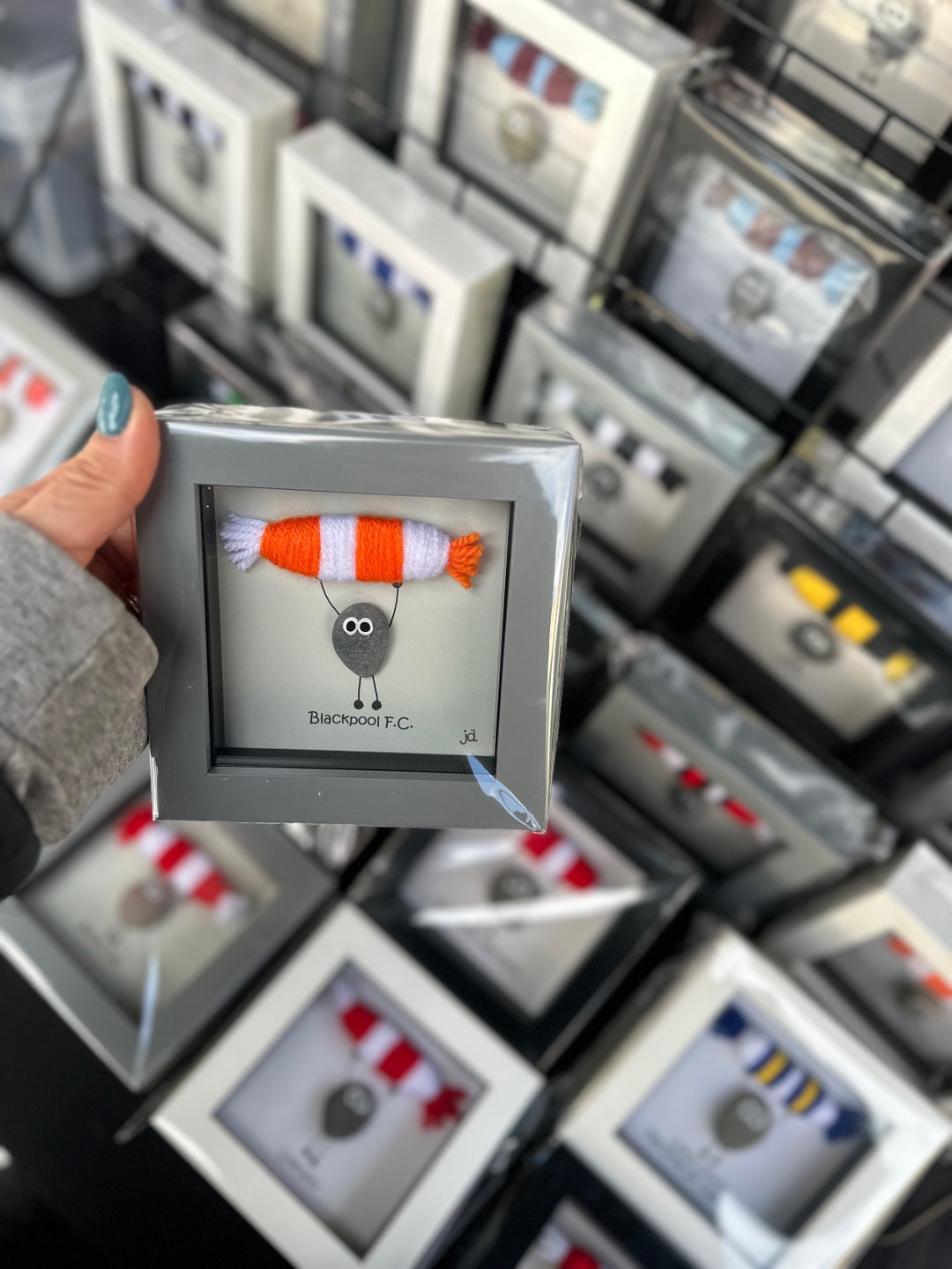 Blackpool Frame Pebble Art, Gift for Him, Gift for Her, Birthday Gift ...