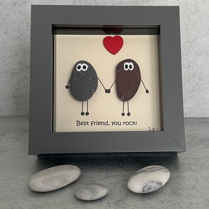 Best Friend Gift Friend Gift, Friend Keepsake, Birthday Gift, Pebble ...