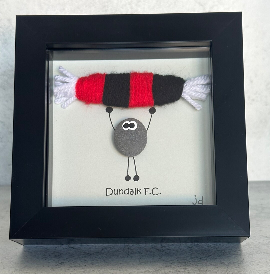 Dundalk Frame- Dundalk Art, Dundalk Fan, Football Gift, Football Fan ...
