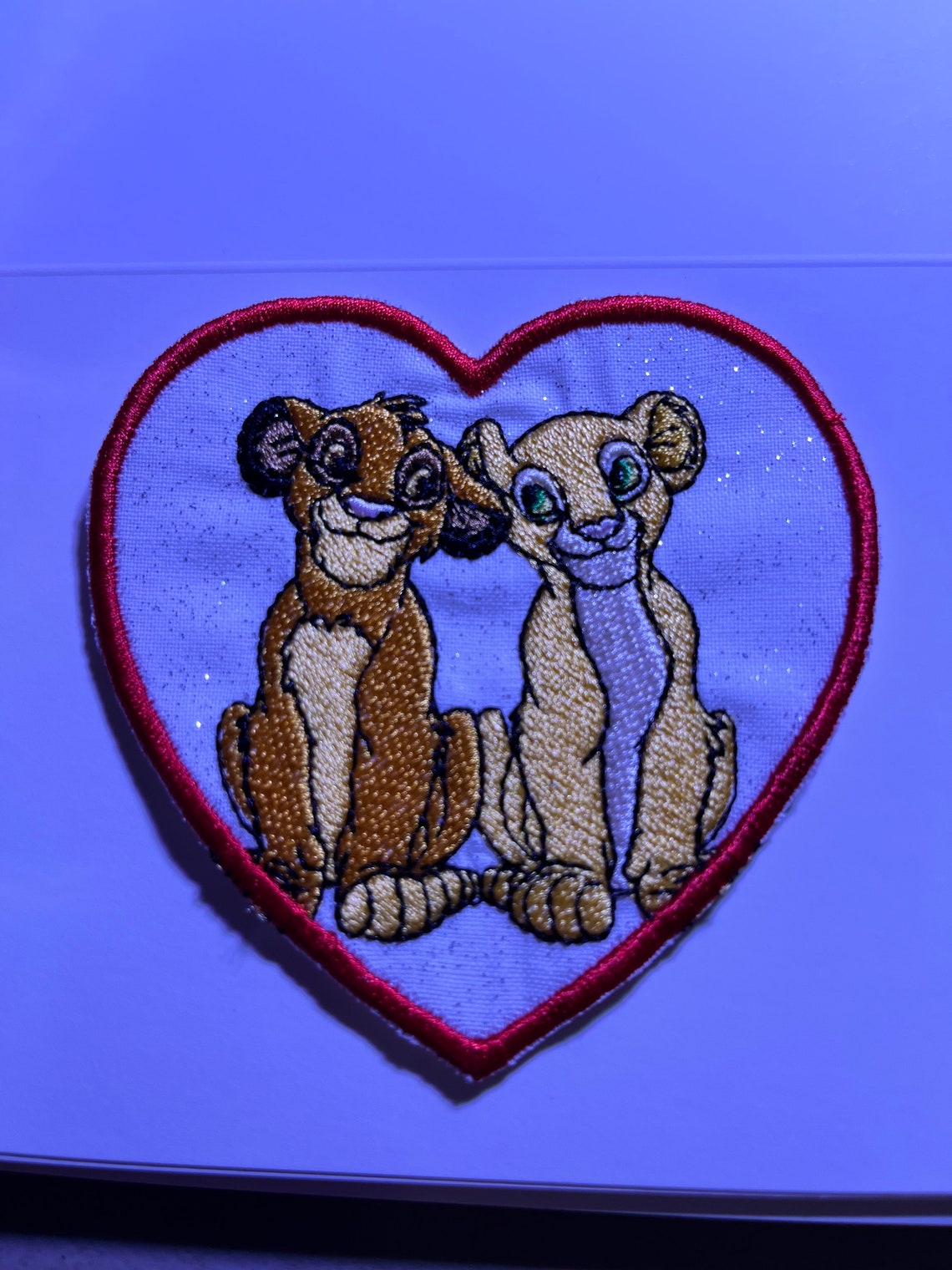 Simba and Nala Lion King Disney Iron on Patch - Etsy