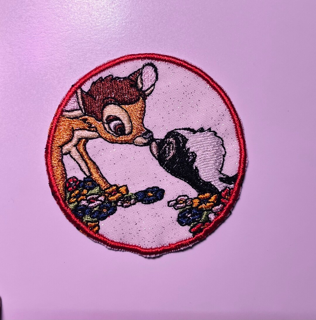 Bambi & Flower Disney Iron on Patch - Etsy