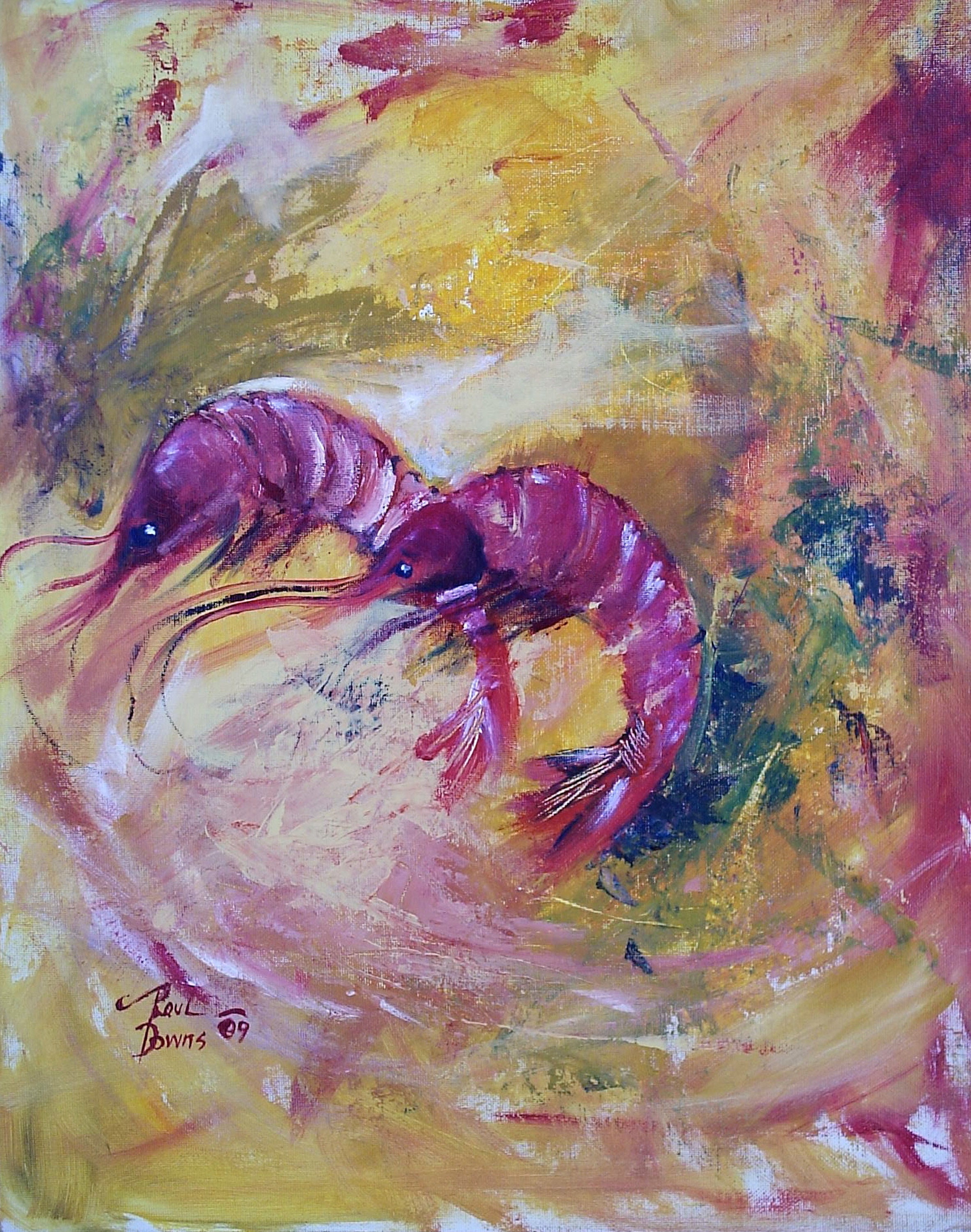 FINE ART "abstract Shrimp" Archival Ink Print on Premium Photo Paper ...