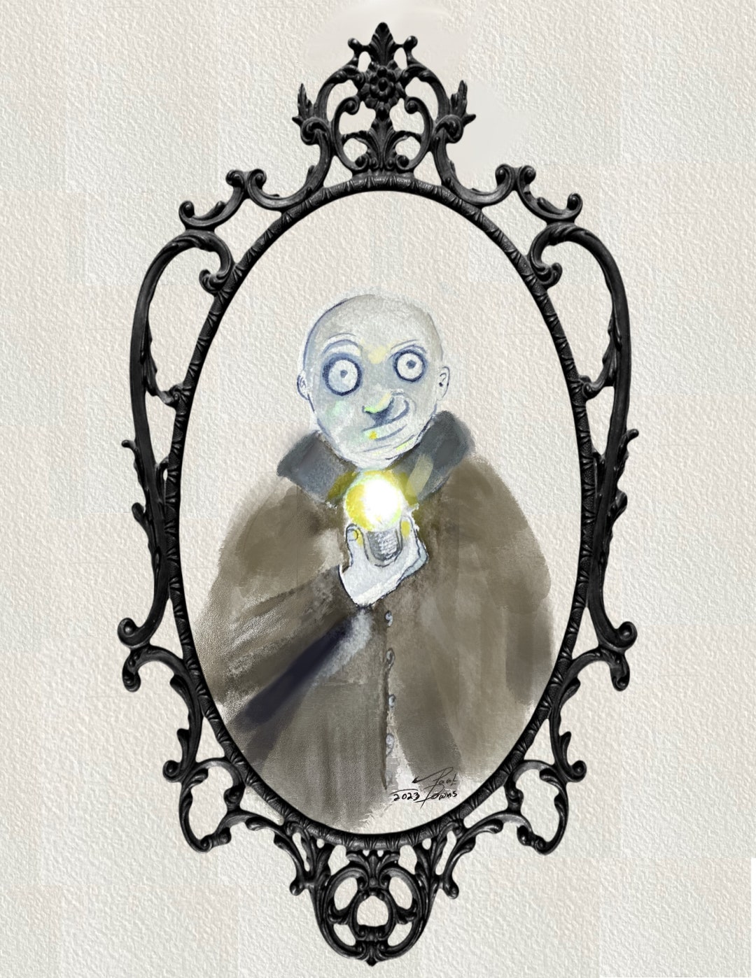 Fester by Paul Downs. Print of My Original Ink and Watercolor Fan Art ...