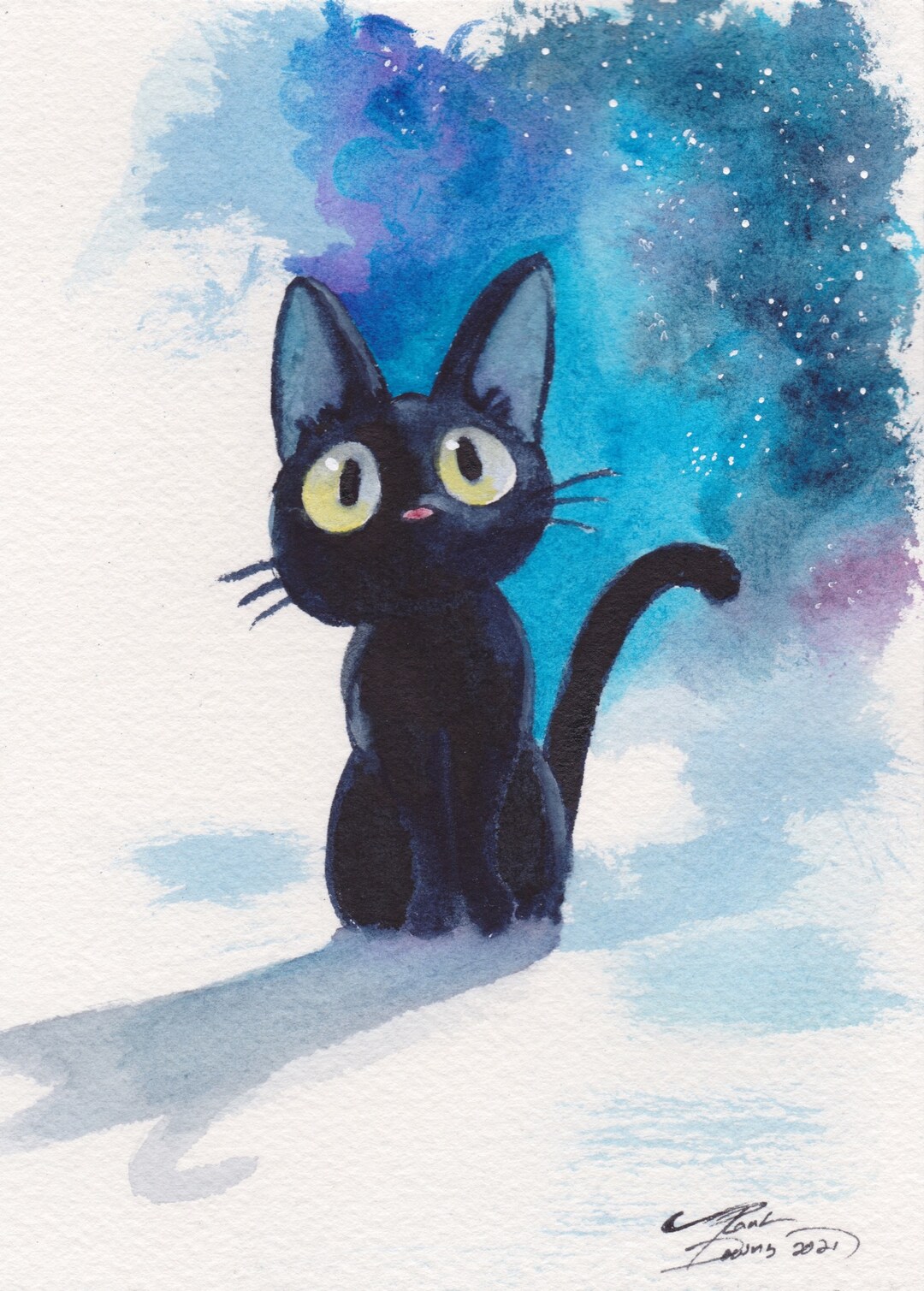 Jiji by Paul Downs. Archival Ink Print on Premium Photo Paper, Fantasy ...