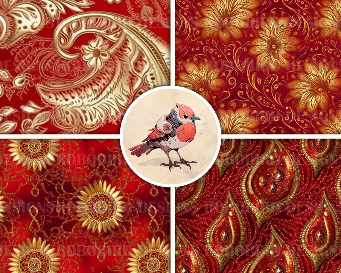 INDIAN WEDDING, 12 Digital Printable Papers, Seamless, 12x12 Inches ...