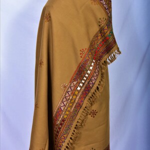 Baluchi Hand Embroidered Shawl Wrap Mirror Work - Etsy