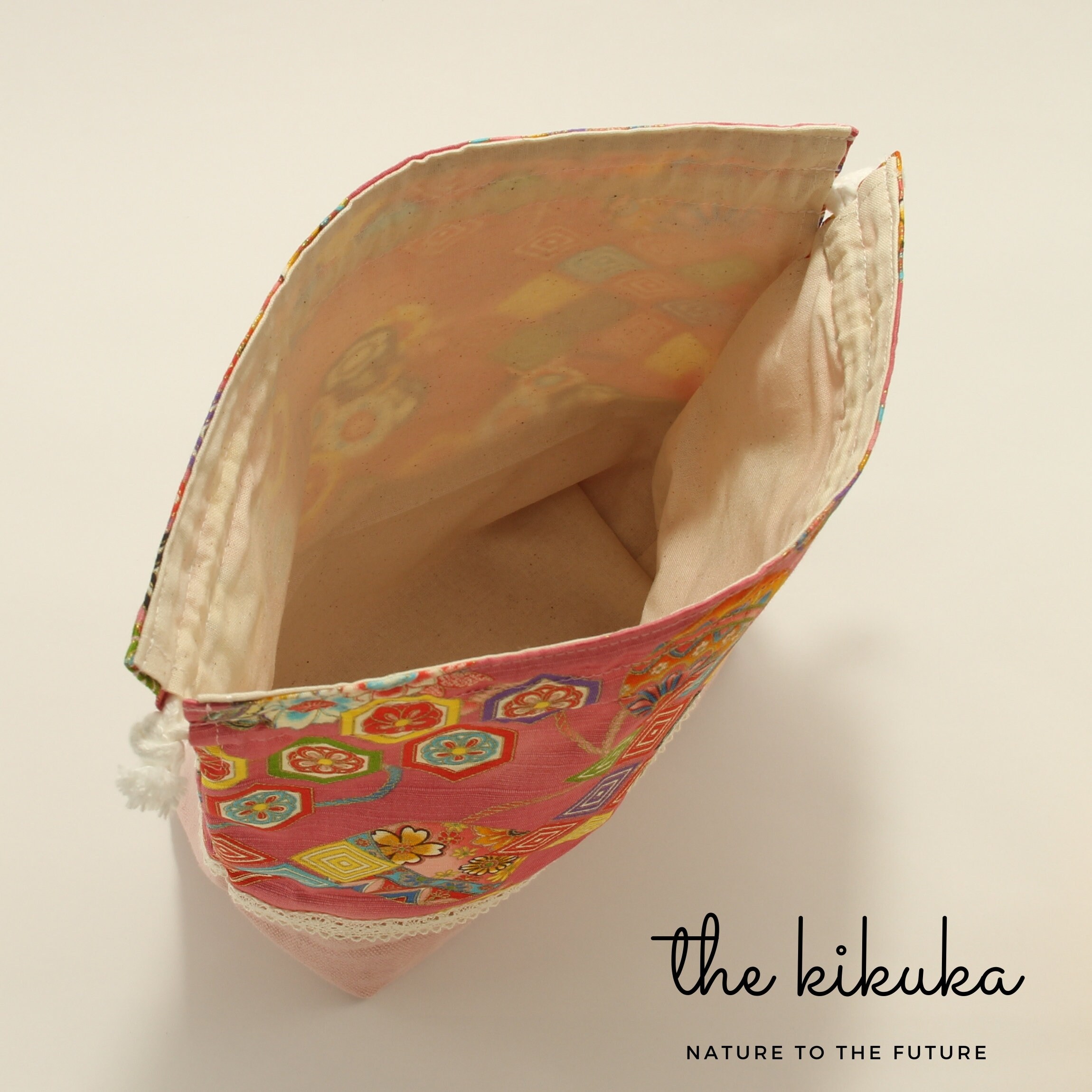 Drawstring Bag Japanese Pattern - Etsy UK