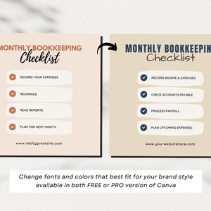 30 Bookkeepers Instagram Templates | Editable Canva Templates ...