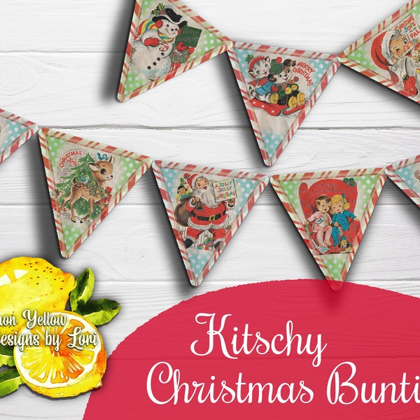 Christmas Bunting - Etsy