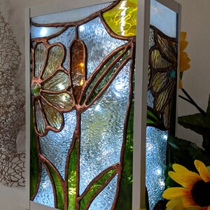 Blooming Spring Flowers Spring Summer Art Stained Glass Indoor Outdoor ...