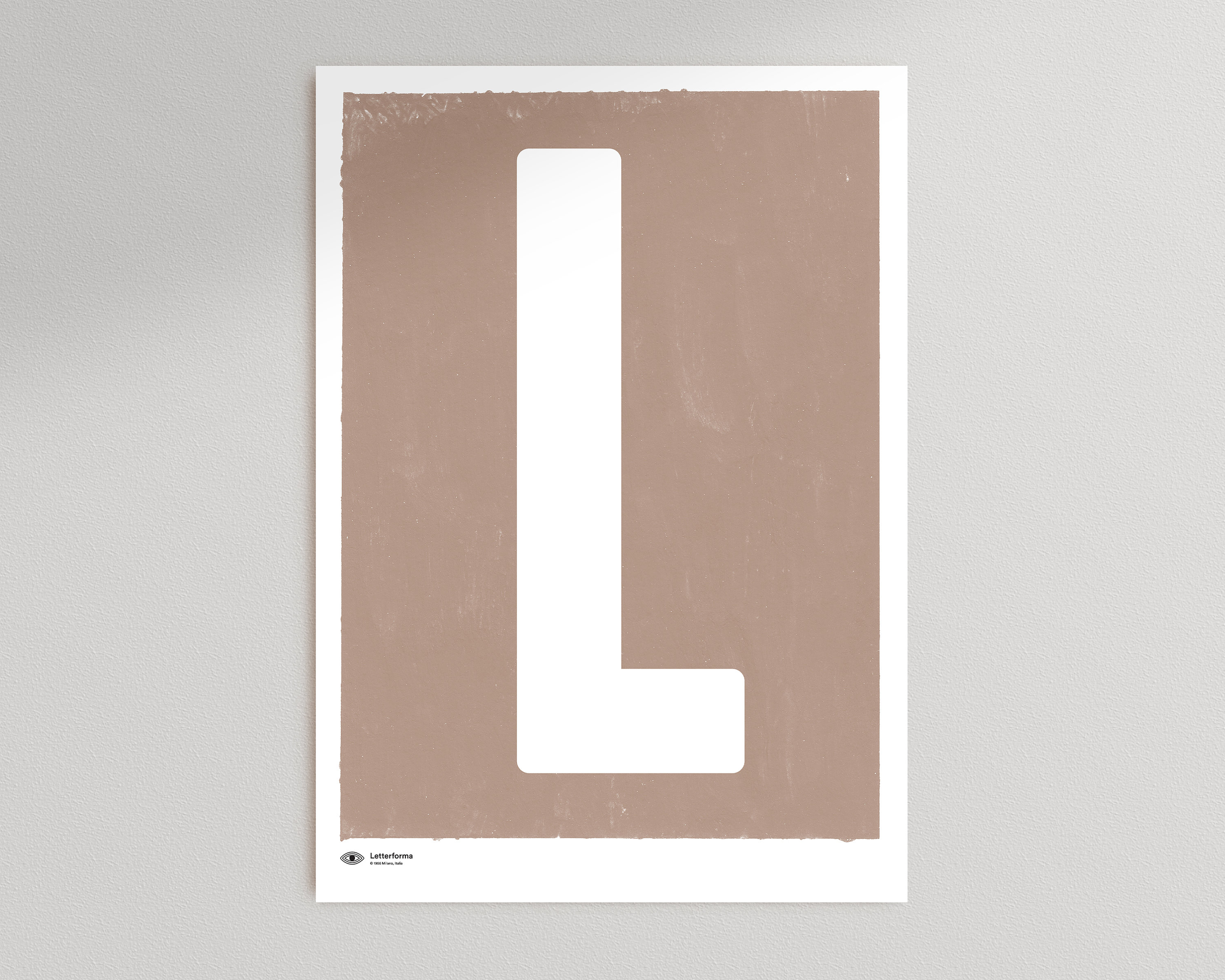 Capital Letter Wall Art Monogram Poster Art Print Letter L - Etsy