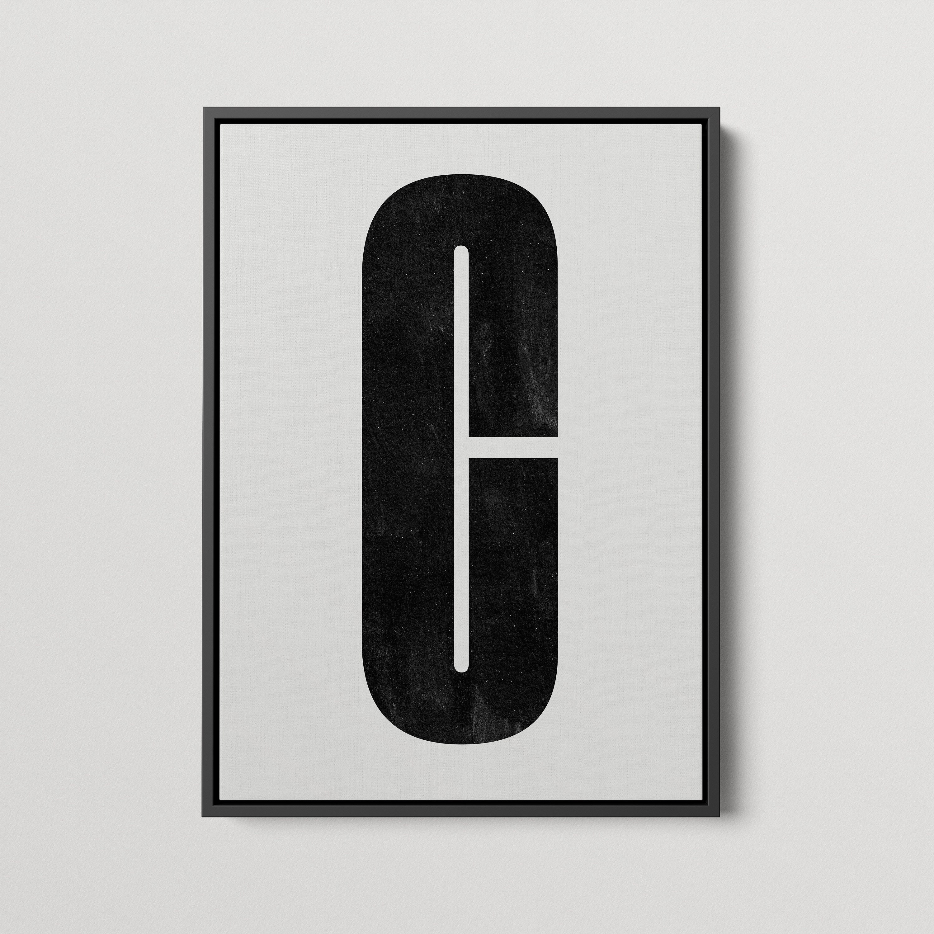 Arte mural con letras mayúsculas / Impresión artística con póster de ...