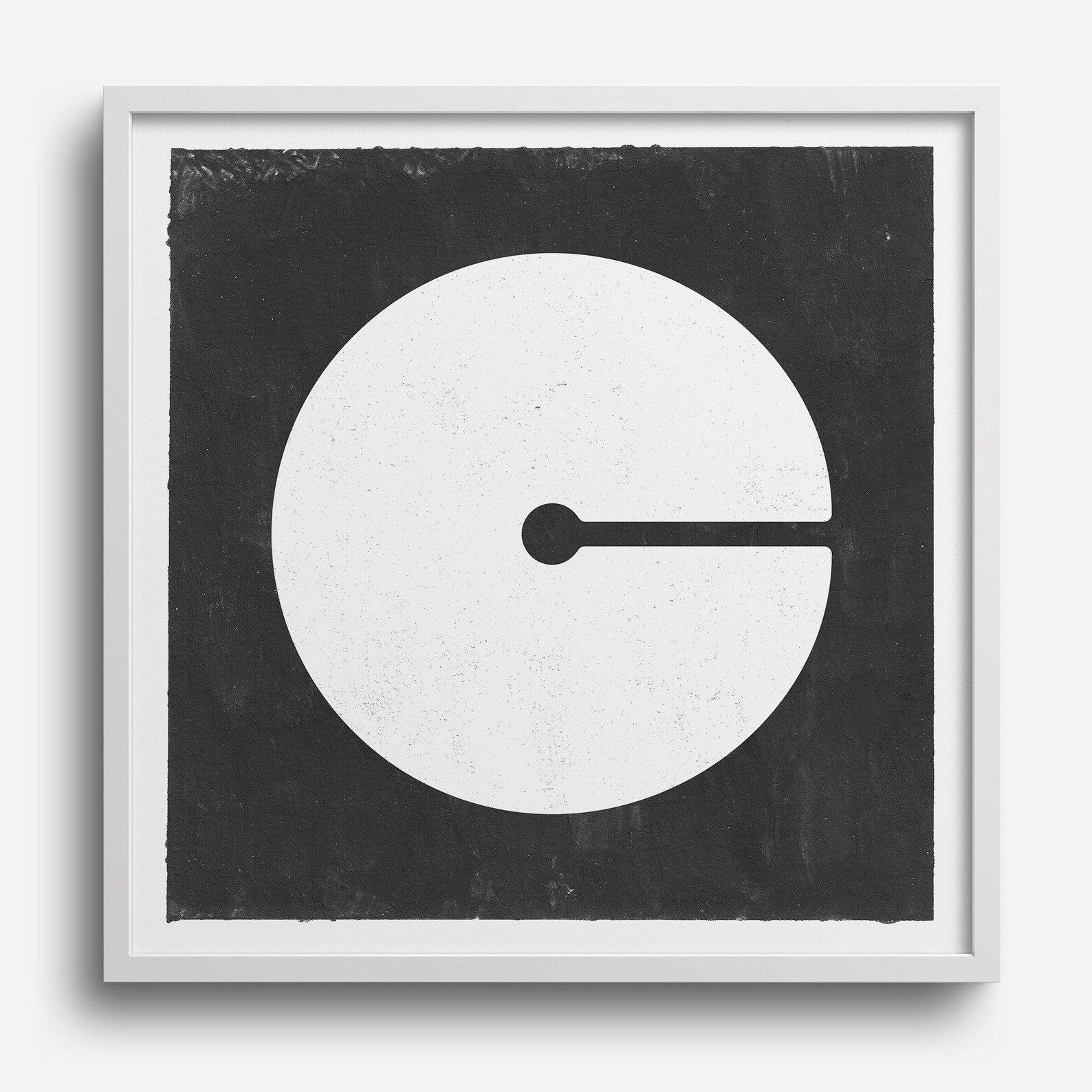 LETTER C — Block Letter Square Wall Art, Modern Monogram Poster Art ...