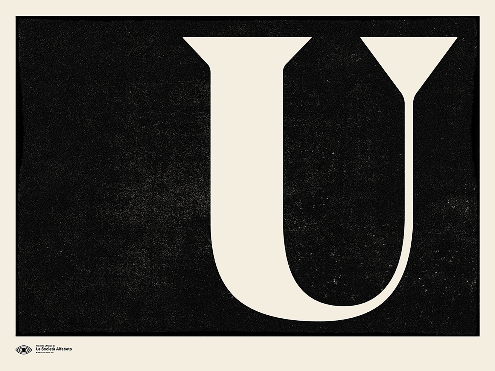 Large Wall Art, Monogram Poster Art Print, Letter U, Instant Download ...