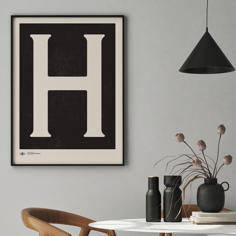 Metal Letter H - Etsy