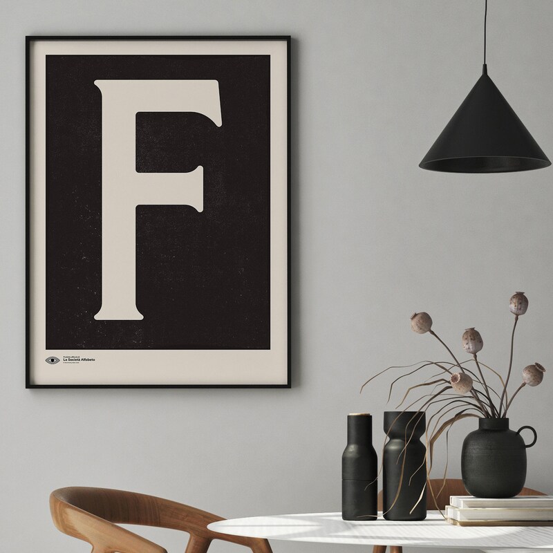 Letter F Wall Art - Etsy