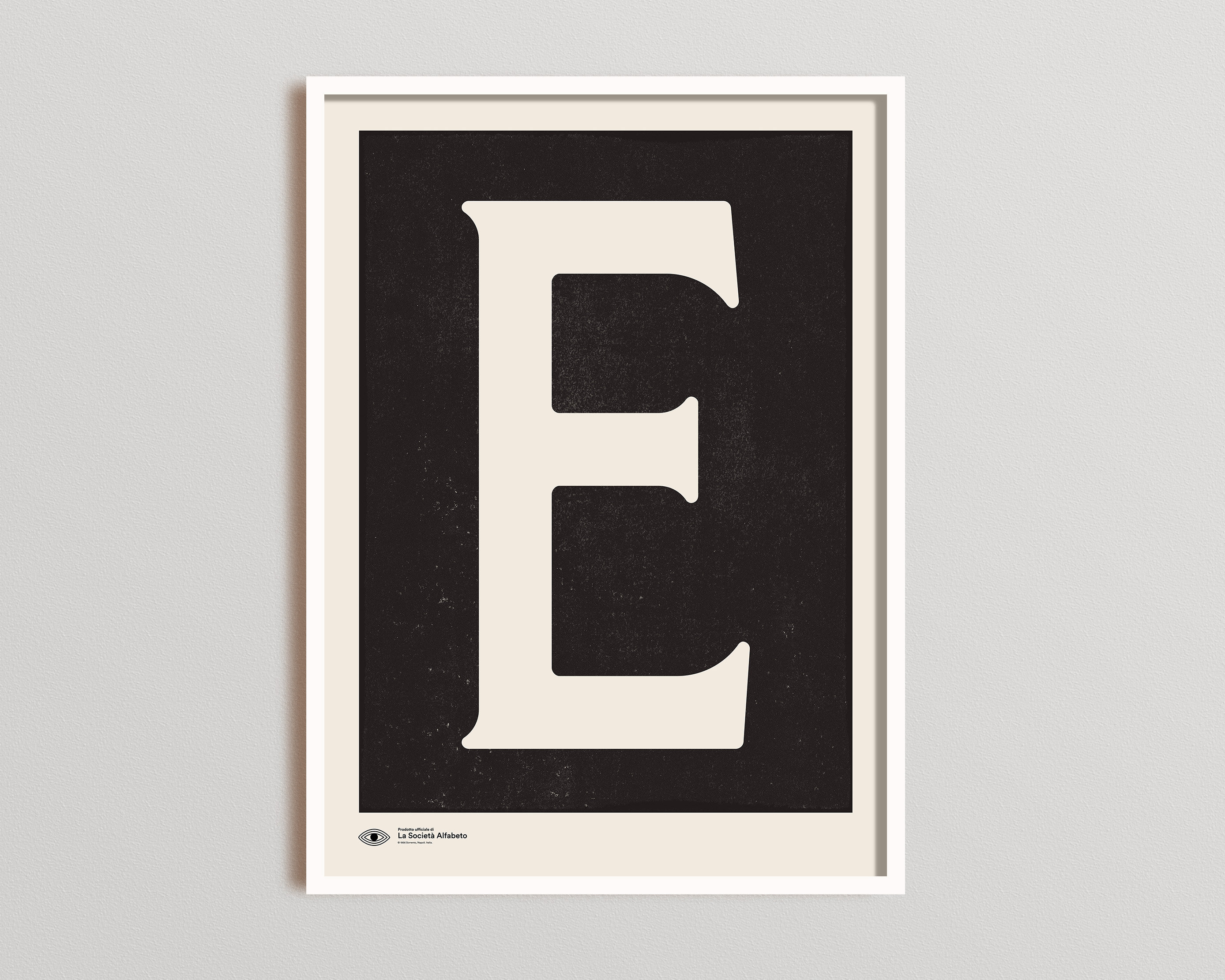 Capital Letter Wall Art Monogram Poster Art Print Letter E | Etsy